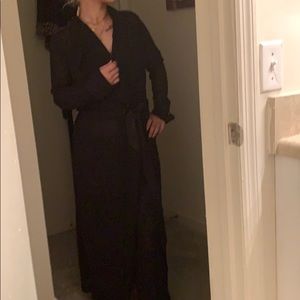 Windsor | Tops | Long Black Sheer Long Sleeve Throw Over | Poshmark